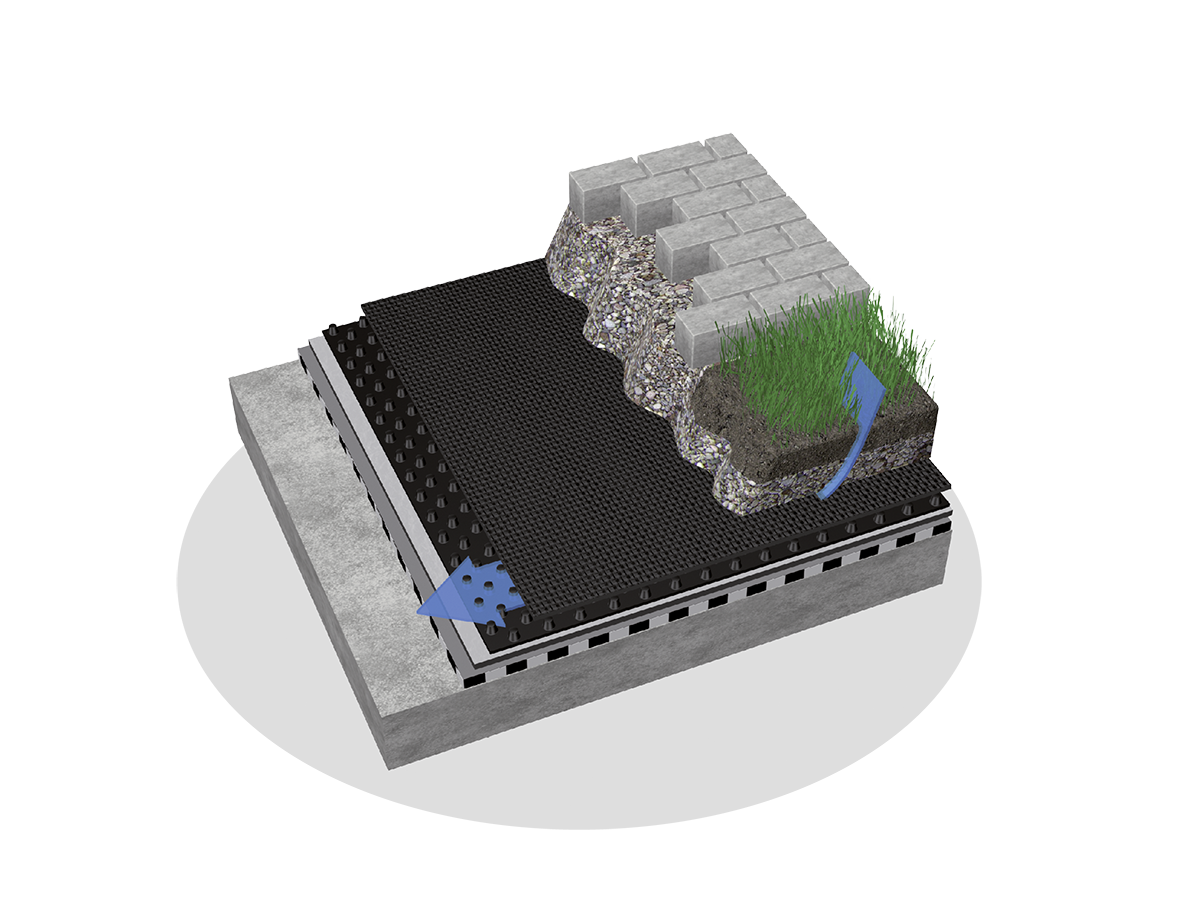 DELTA®-DRAIN 9000 HI-X | Dörken Systems Inc. - DELTA®