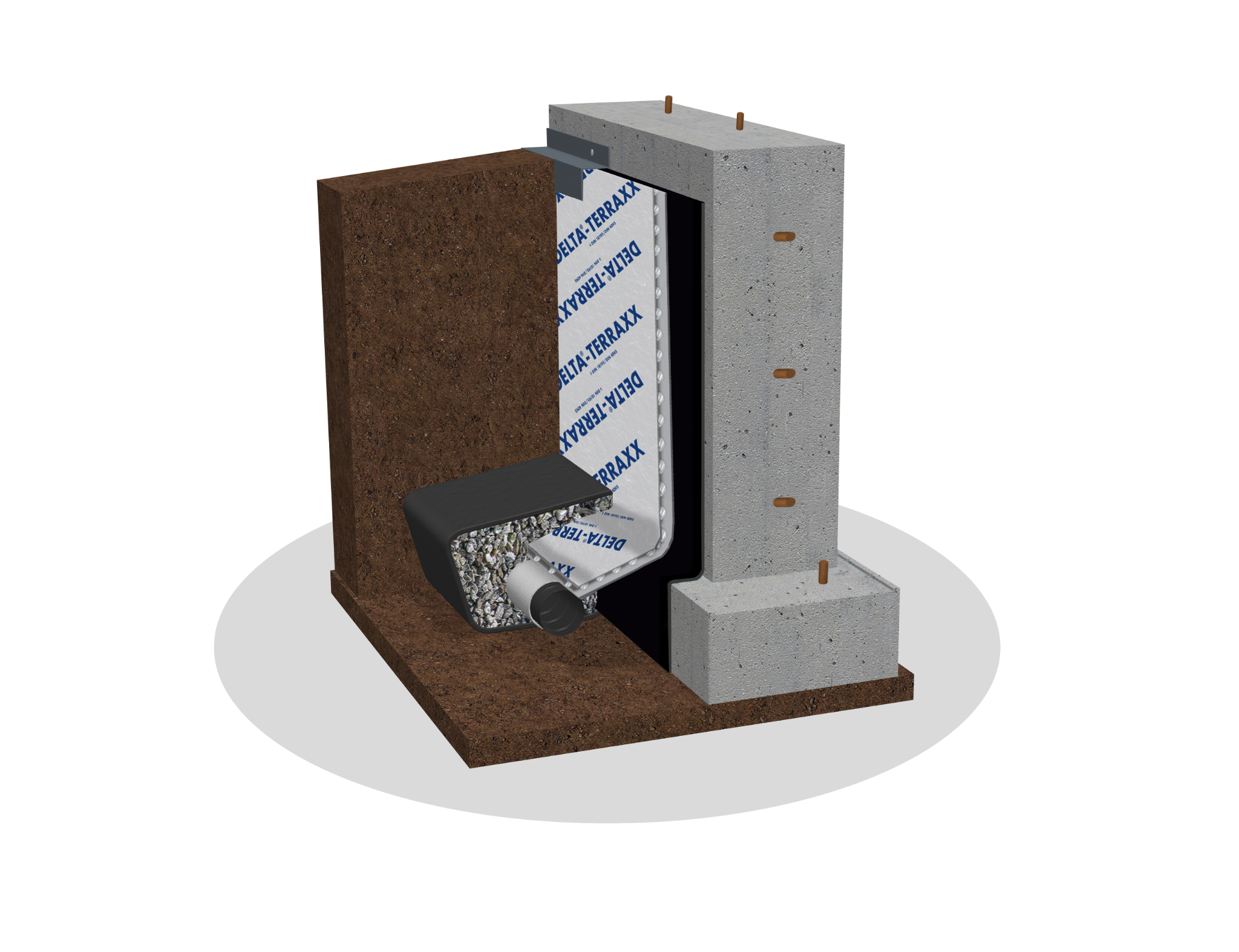 DELTA®-TERRAXX – Vertical | Dörken Systems Inc. - DELTA®