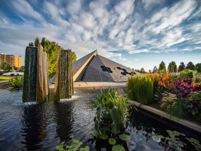 Science Pyramid, Denver Botanic Gardens | Dörken Systems Inc. - DELTA®